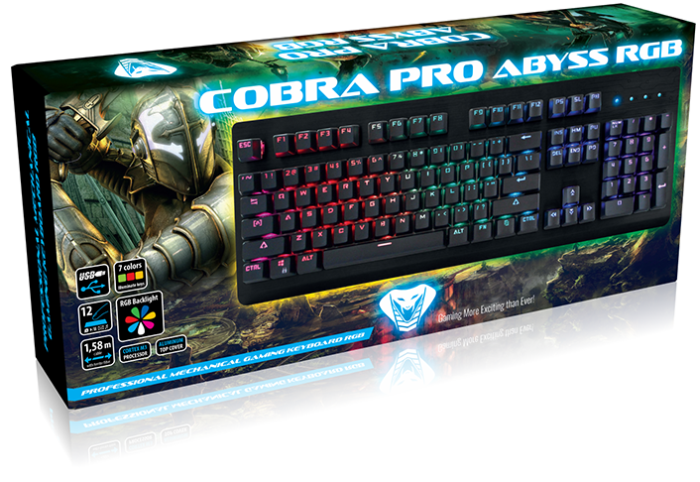 Klawiatura mechaniczna Media-Tech Cobra Abyss RGB / Klawiatury ...